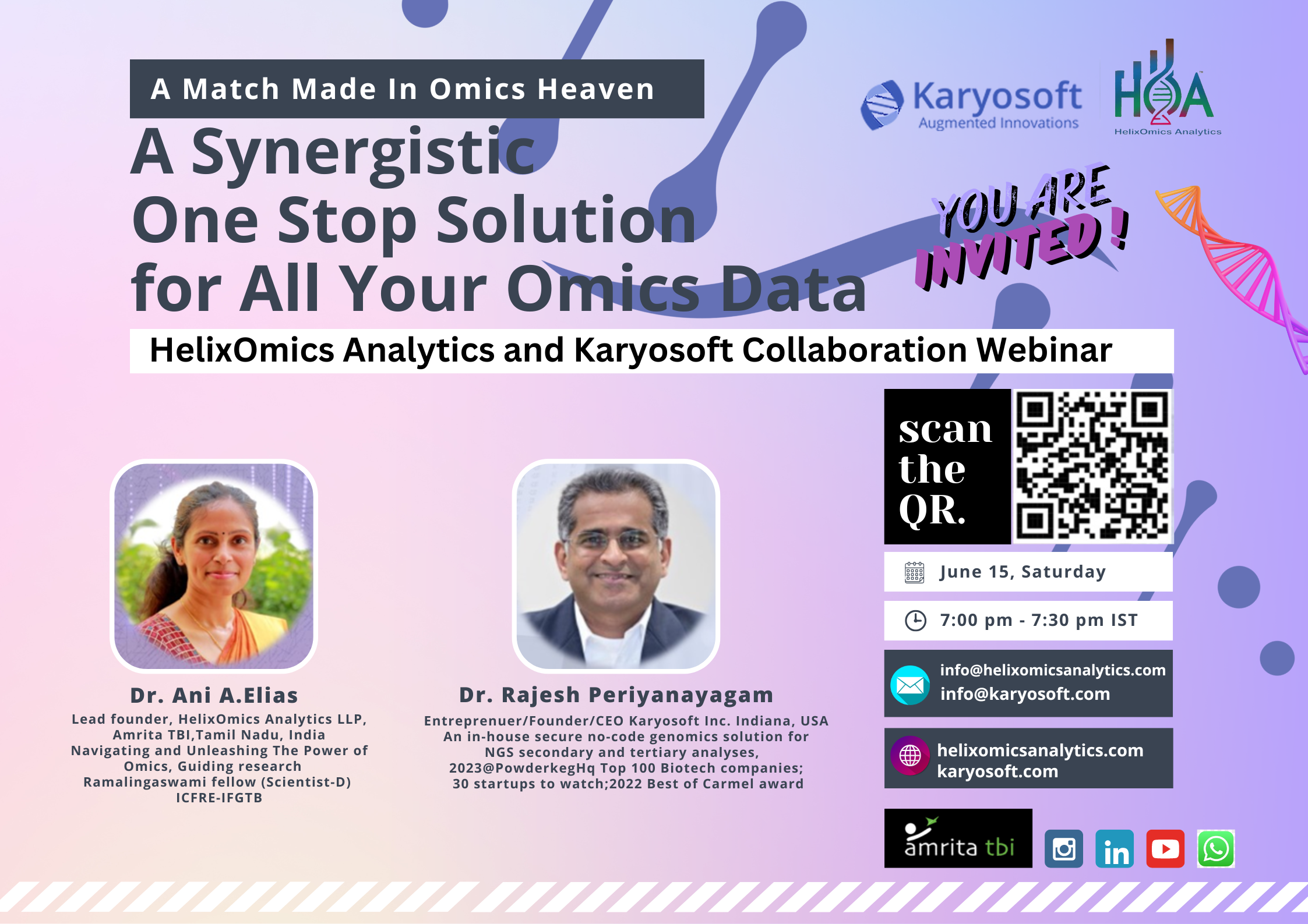 HelixOmix Analytics – Navigating And Unleashing The Power Of Omics, Guiding Research